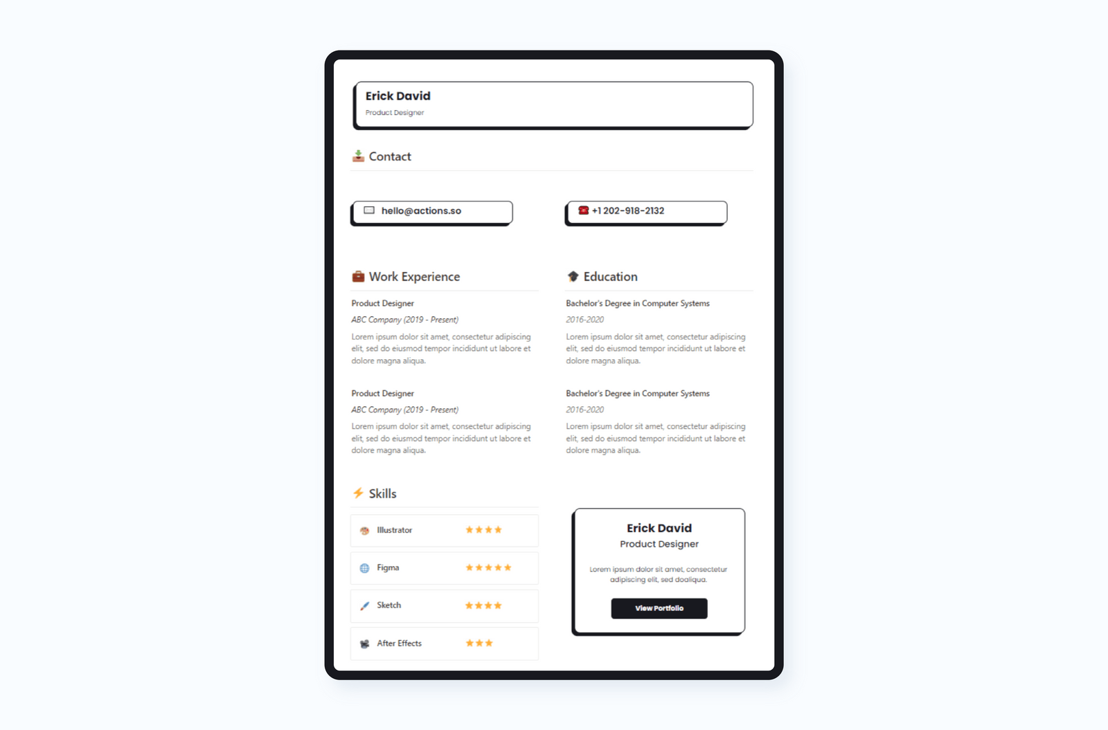 Actions - Embeddable Notion Widgets Maker